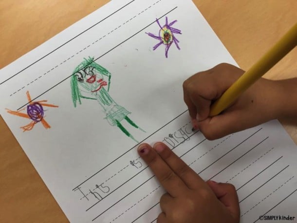 Inside Out Writing Activity - Simply Kinder