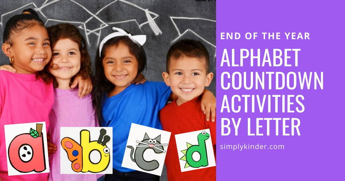 Alphabet Countdown Ideas for Kindergarten - Simply Kinder