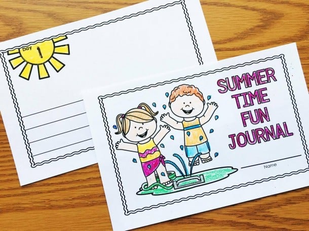 Free Summer Journal - Simply Kinder