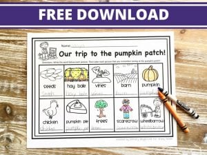 Pumpkin Patch Field Trip - Simply Kinder