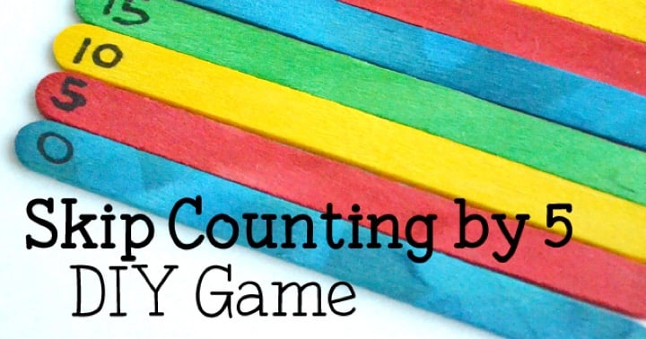 Skip Counting by 5 DIY Game - Simply Kinder