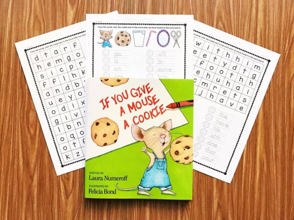 Mouse A Cookie Word Searches - Simply Kinder