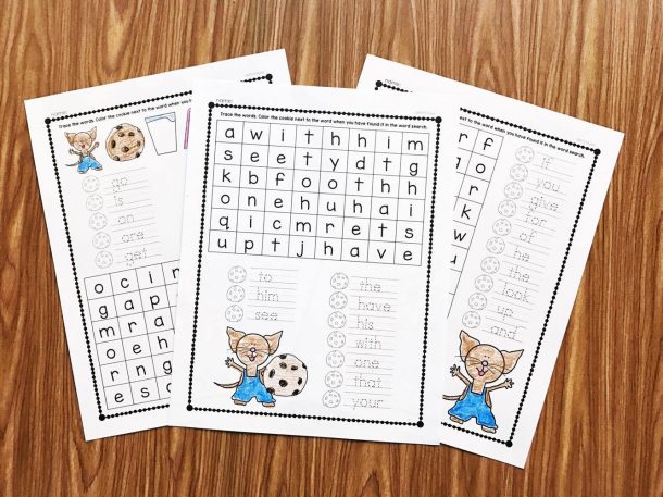 Mouse A Cookie Word Searches - Simply Kinder