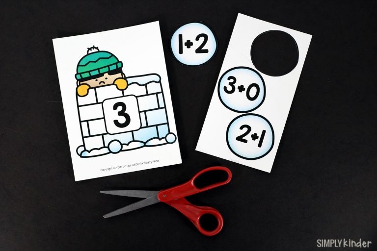 Snowball Addition Game - Simply Kinder
