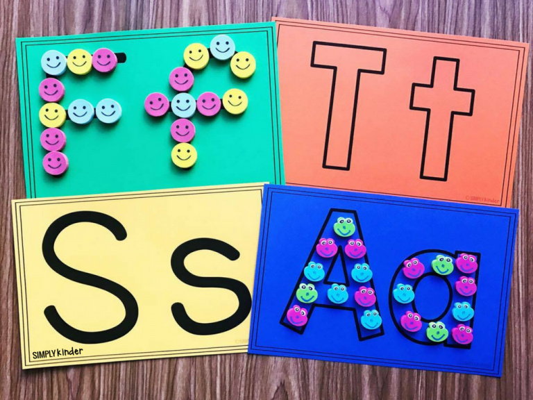 Mini Eraser Storage & Activities - Simply Kinder