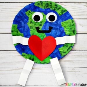 How To Make A Paper Plate Earth Day Craft - Simply Kinder