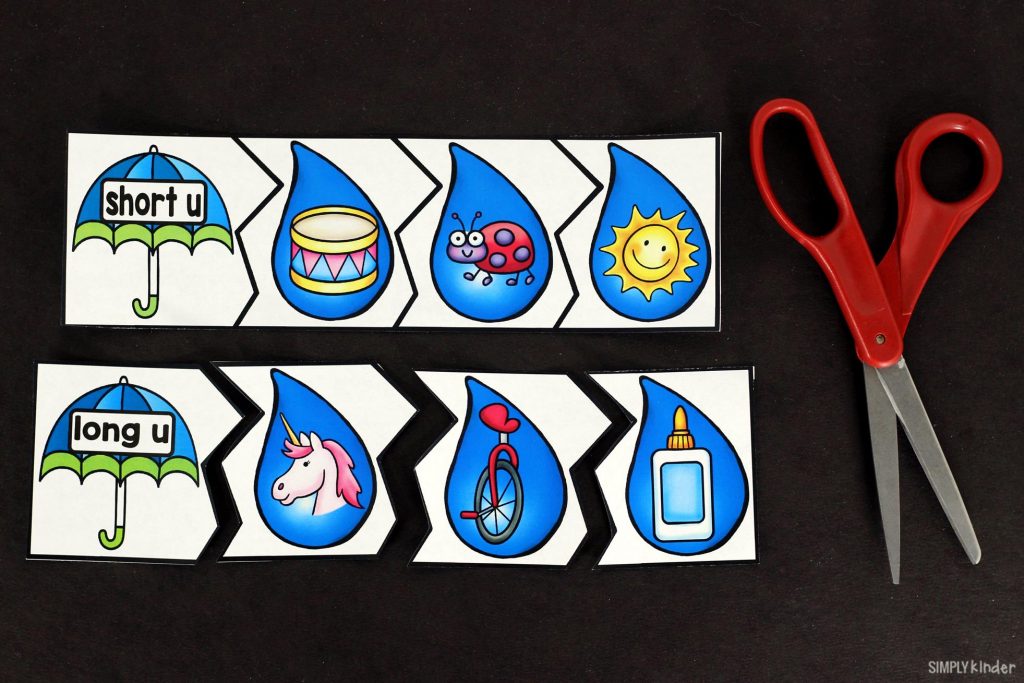 Spring Short and Long Vowel Puzzles - Simply Kinder