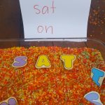 Fall Sensory Play Sight Words - Simply Kinder