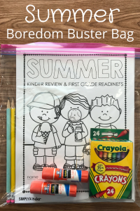 Summer Boredom Buster Bag: Helping with Clutter and Summer Slide ...