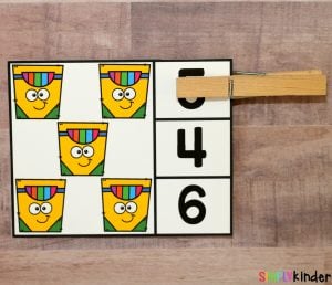 Back-To-School Counting Clip Cards - Simply Kinder