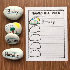 Name Rocks - Simply Kinder