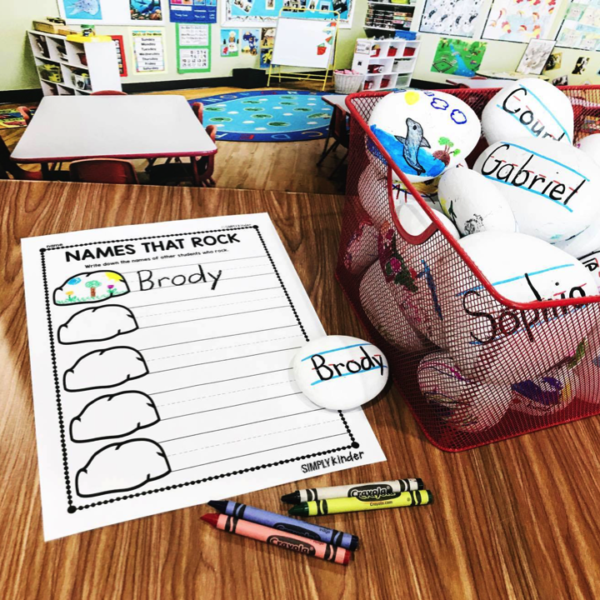 Name Rocks - Simply Kinder