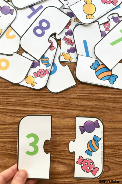 Free Printable Number Match Puzzles - Simply Kinder