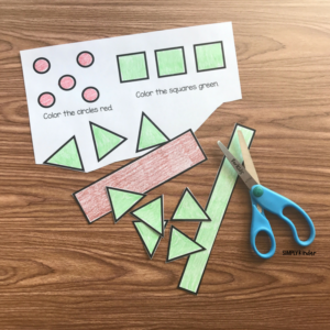 Free Printable 2D Shape Tree - Simply Kinder