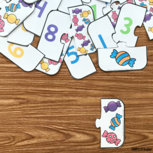 Free Printable Number Match Puzzles - Simply Kinder