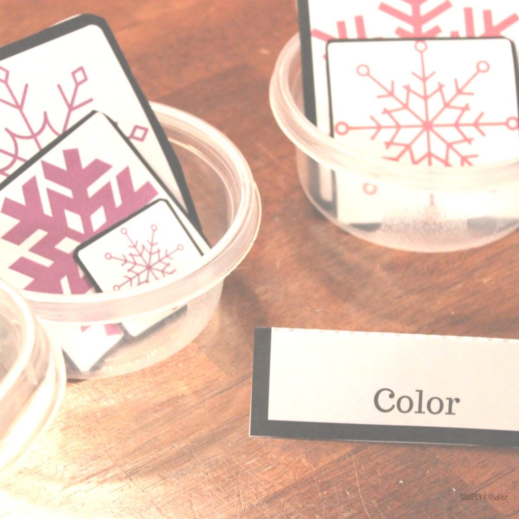 Snowflake Sorting Activity - Simply Kinder
