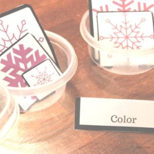 Snowflake Sorting Activity - Simply Kinder