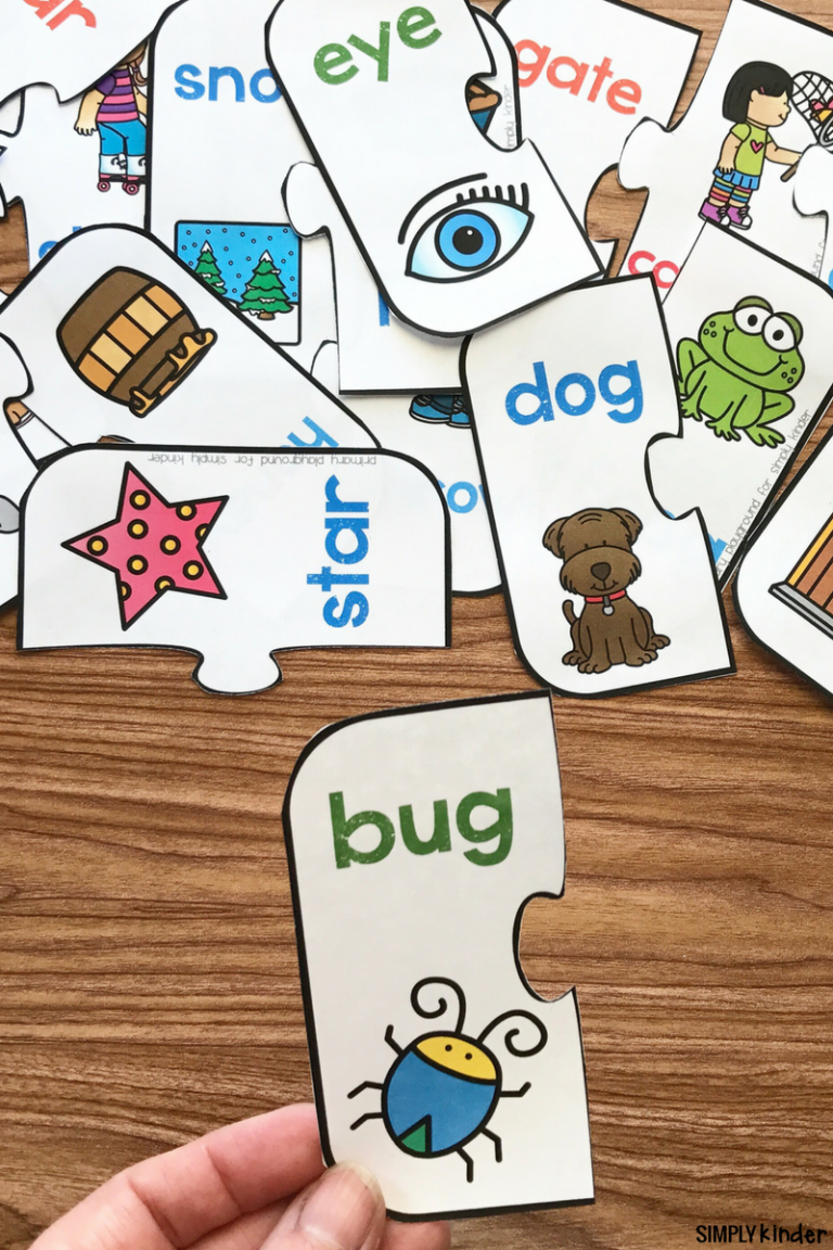 Free Printable Rhyming Puzzles - Simply Kinder