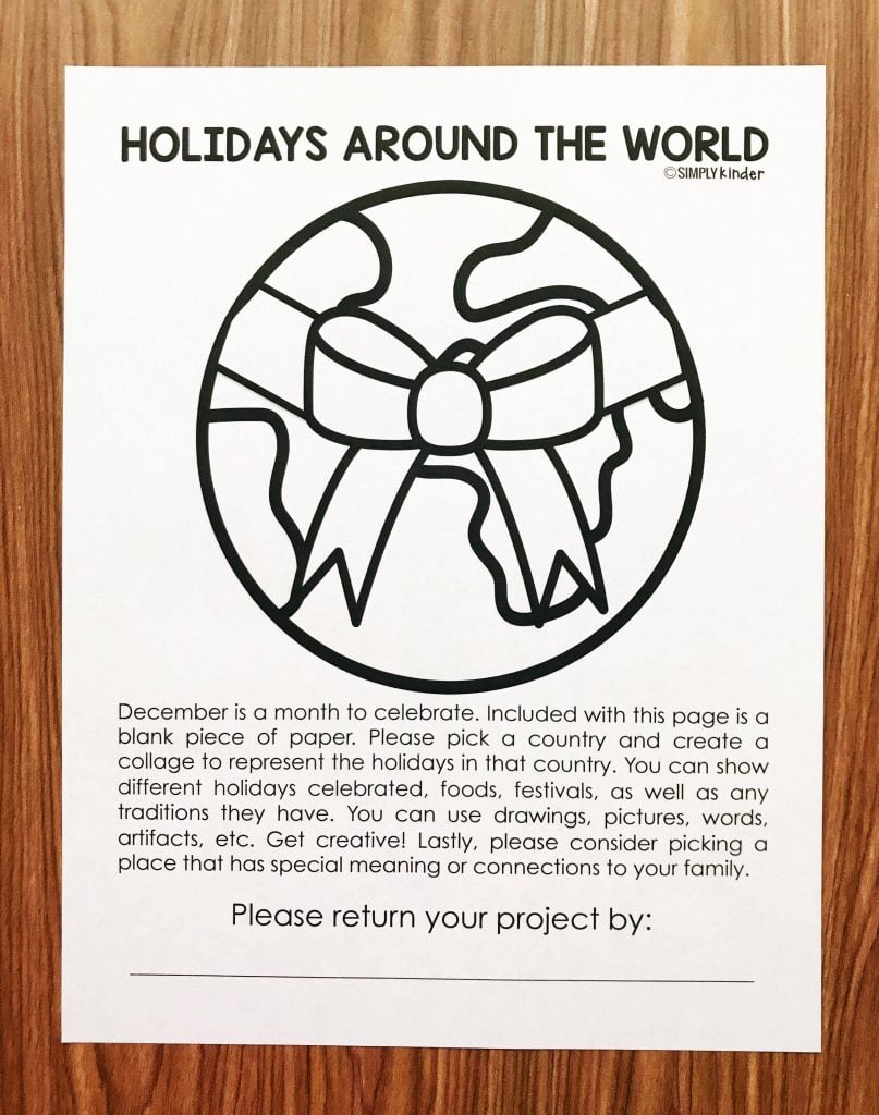 Free December Family Flyers - Simply Kinder