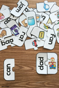 Free Printable CVC Short A Puzzles - Simply Kinder