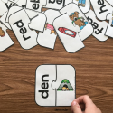 Free Printable CVC Short E Puzzles - Simply Kinder