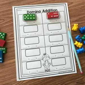 Free Printable Domino Addition - Simply Kinder
