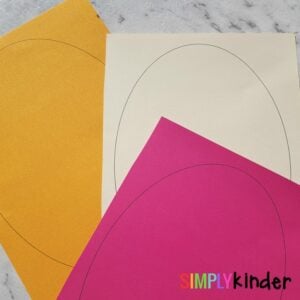 Ripped Paper Easter Egg Collage - Simply Kinder