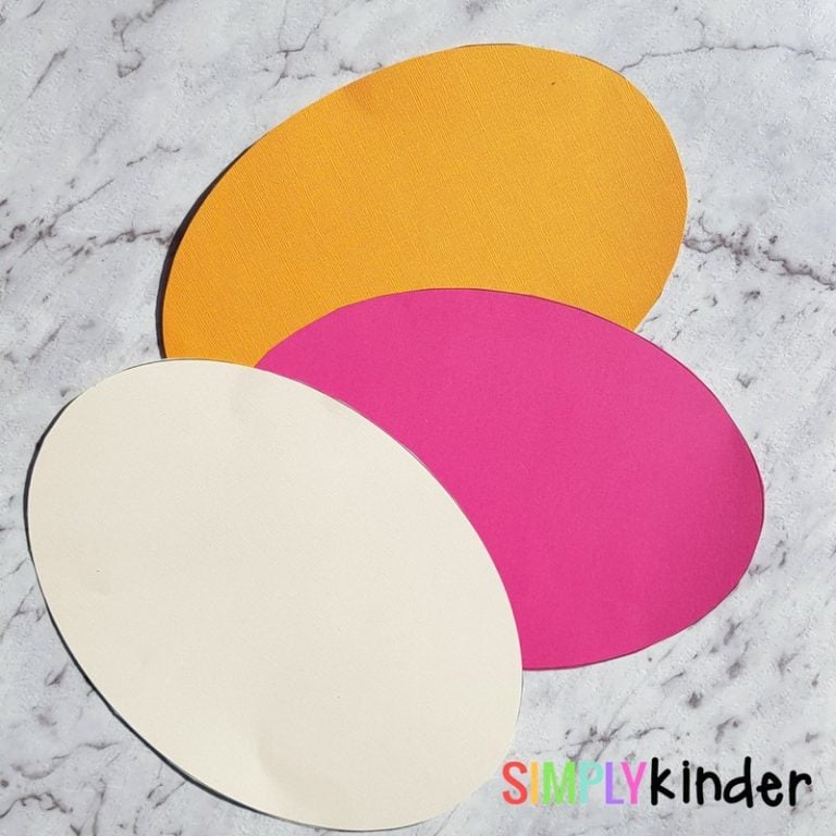 Ripped Paper Easter Egg Collage - Simply Kinder