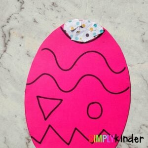 Ripped Paper Easter Egg Collage - Simply Kinder