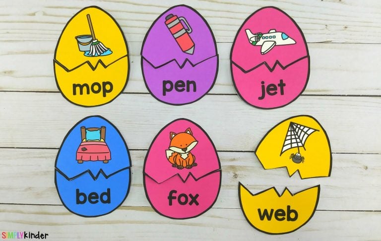 Easter Egg CVC Puzzles - Free Download - Simply Kinder