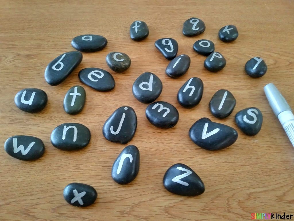 Sight Word Builders and Rocks Activity for Kindergarten