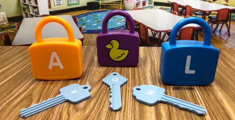 Alphabet Lock Center - Simply Kinder