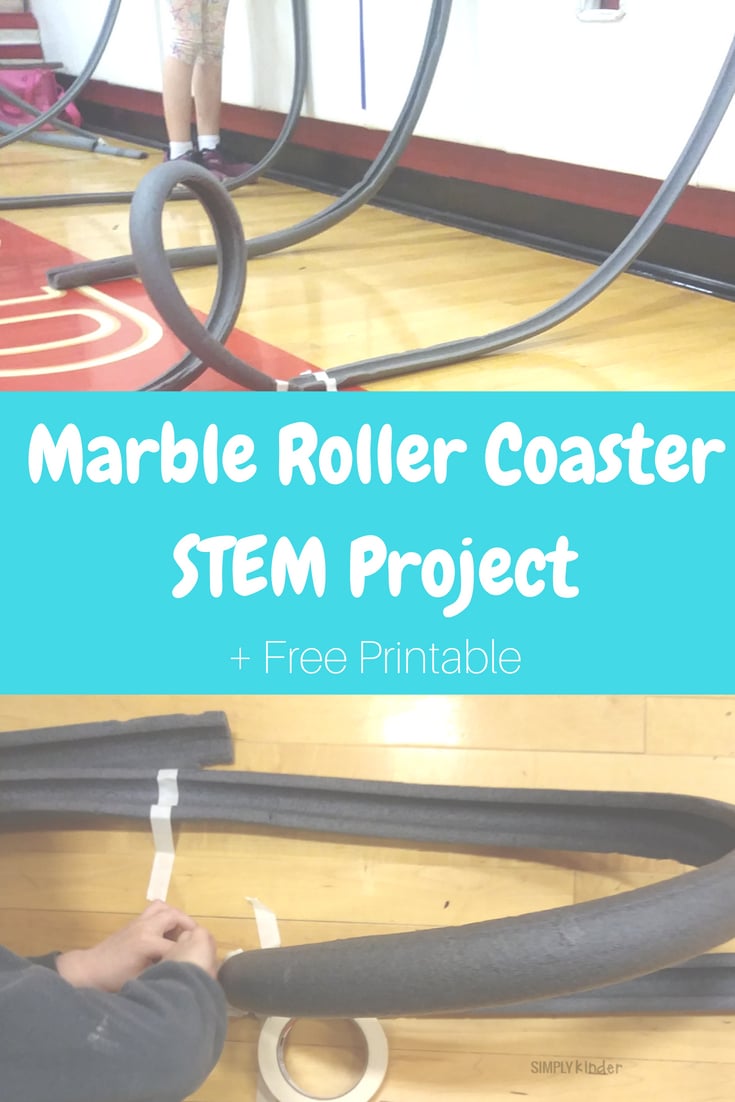 Marble Roller Coaster Stem Project - Simply Kinder