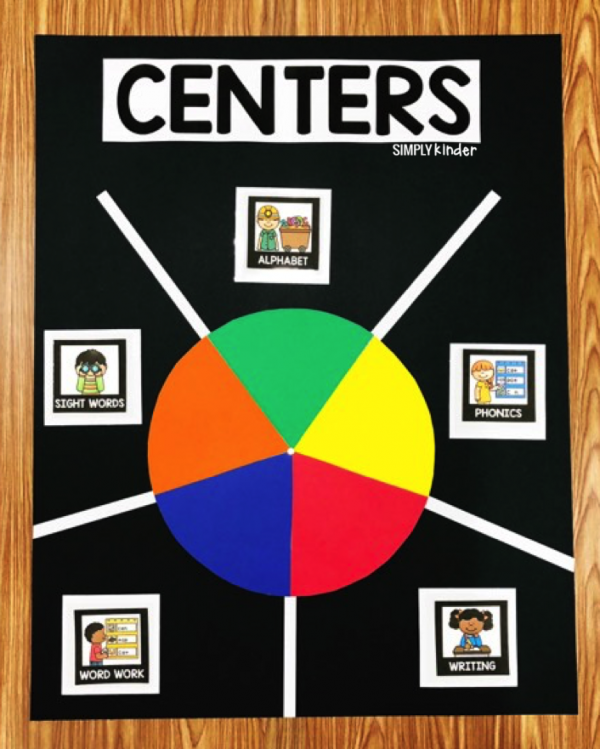 How To Make A Centers Wheel - Simply Kinder