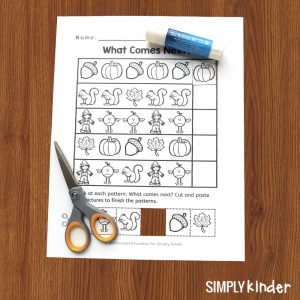 Free Fall Math Worksheets To Use With Kinders - Simply Kinder