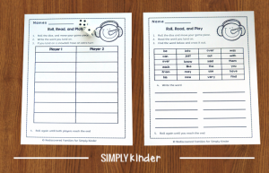 Free Winter Sight Word Game to Make Learning Fun - Simply Kinder