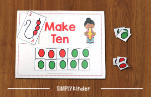 Make Ten: An Easy Game For Kindergarten Students (free printable ...