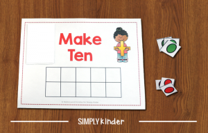 Make Ten: An Easy Game For Kindergarten Students (free printable ...