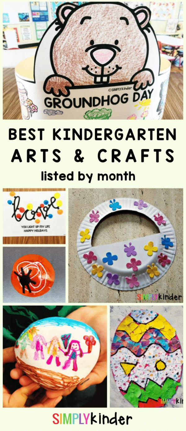 The Best Kindergarten Crafts To Make Through the Year - Simply Kinder