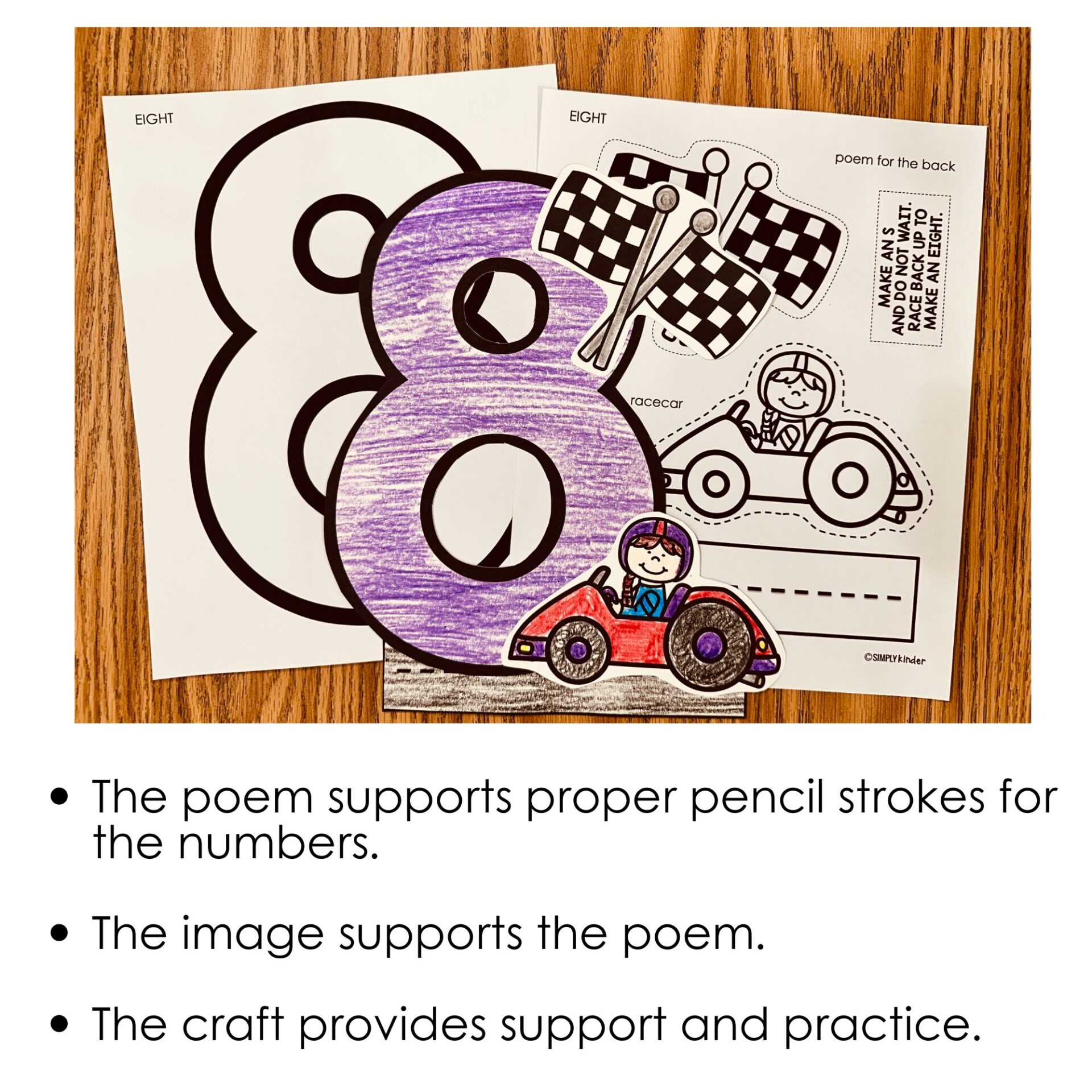 Number Poems Crafts, Number Formation Poems, Number Formation Rhymes ...