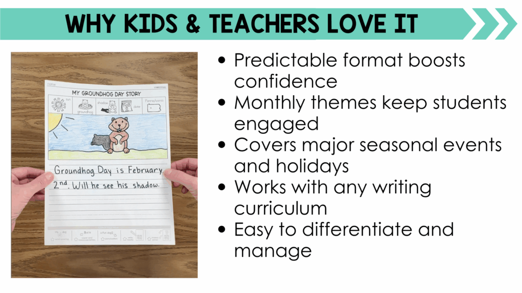 Writing Prompts Journals, Monthly Writing Papers Activities, Sentences ...