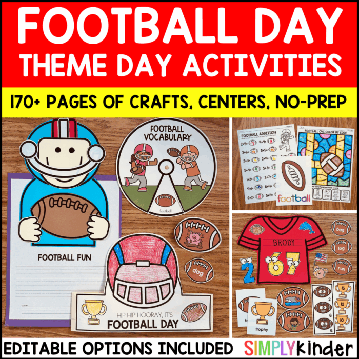 Super Football 2026 Worksheets, Bowl Games, Kindergarten 1st Grade ...