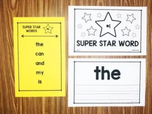 Editable Word Lists with Printables - Simply Kinder