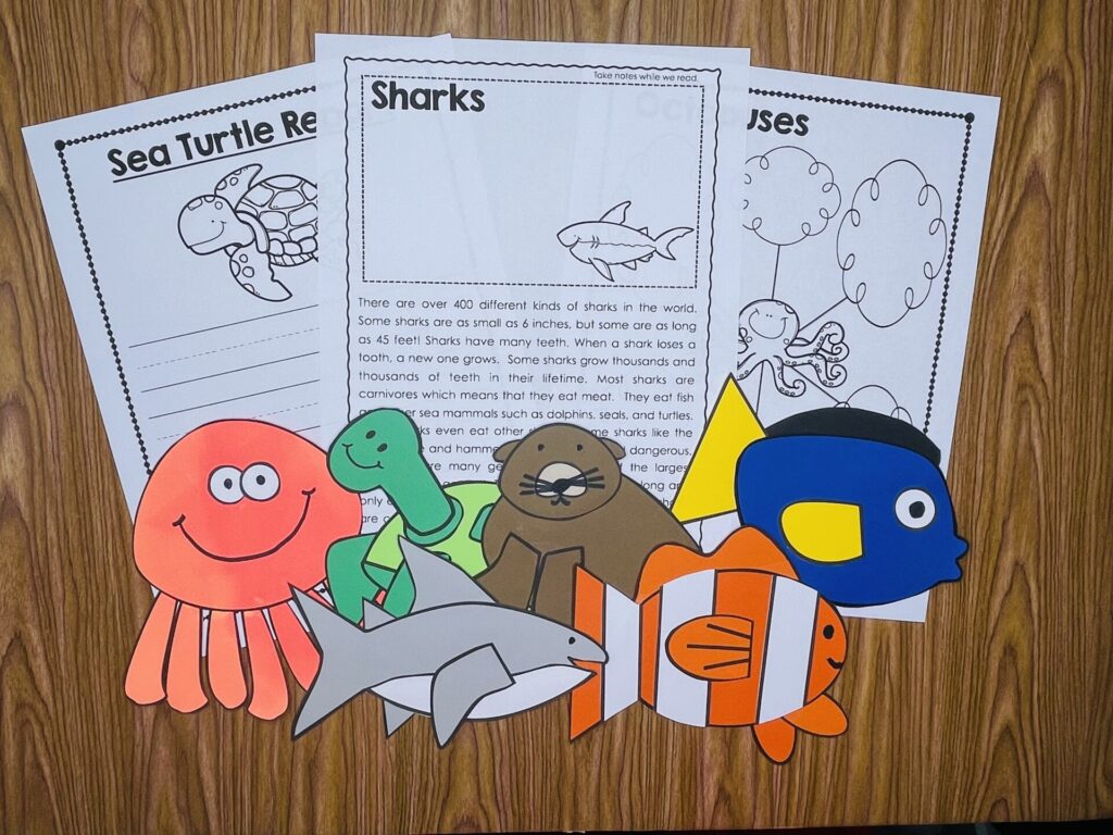 Research Report, Close Reading Passages, Crafts for Animal Research ...