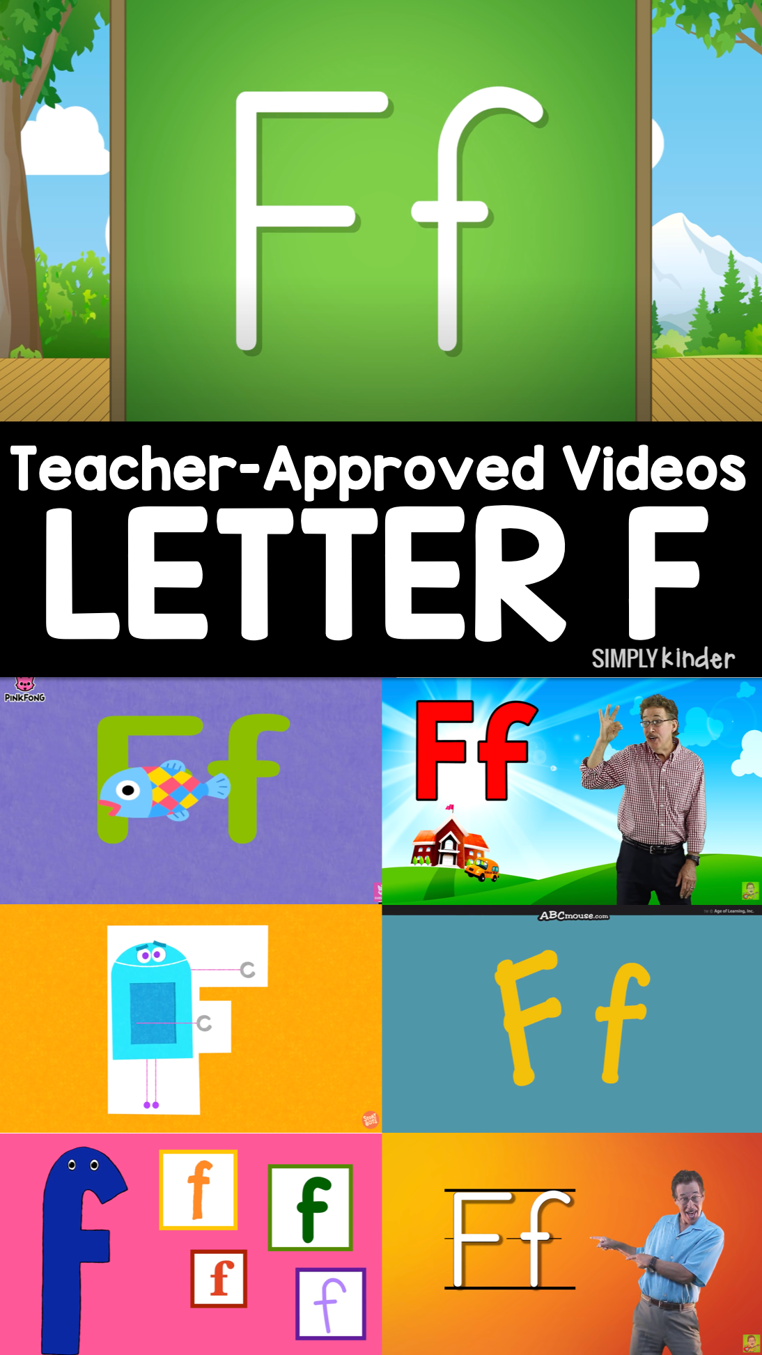 Teacher-Approved Videos Letter F - Simply Kinder