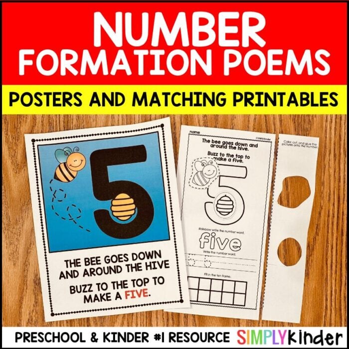 Number Formation Poems, Number Formation Posters, Number Formation ...