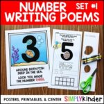 Number Poems - Posters, Printables and Snap Block Center - Simply Kinder