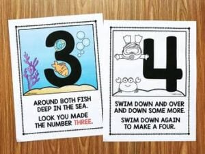 Number Poems - Posters, Printables and Snap Block Center - Simply Kinder