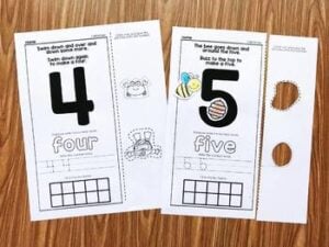 Number Poems - Posters, Printables and Snap Block Center - Simply Kinder