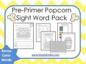 Popcorn Words - Simply Kinder
